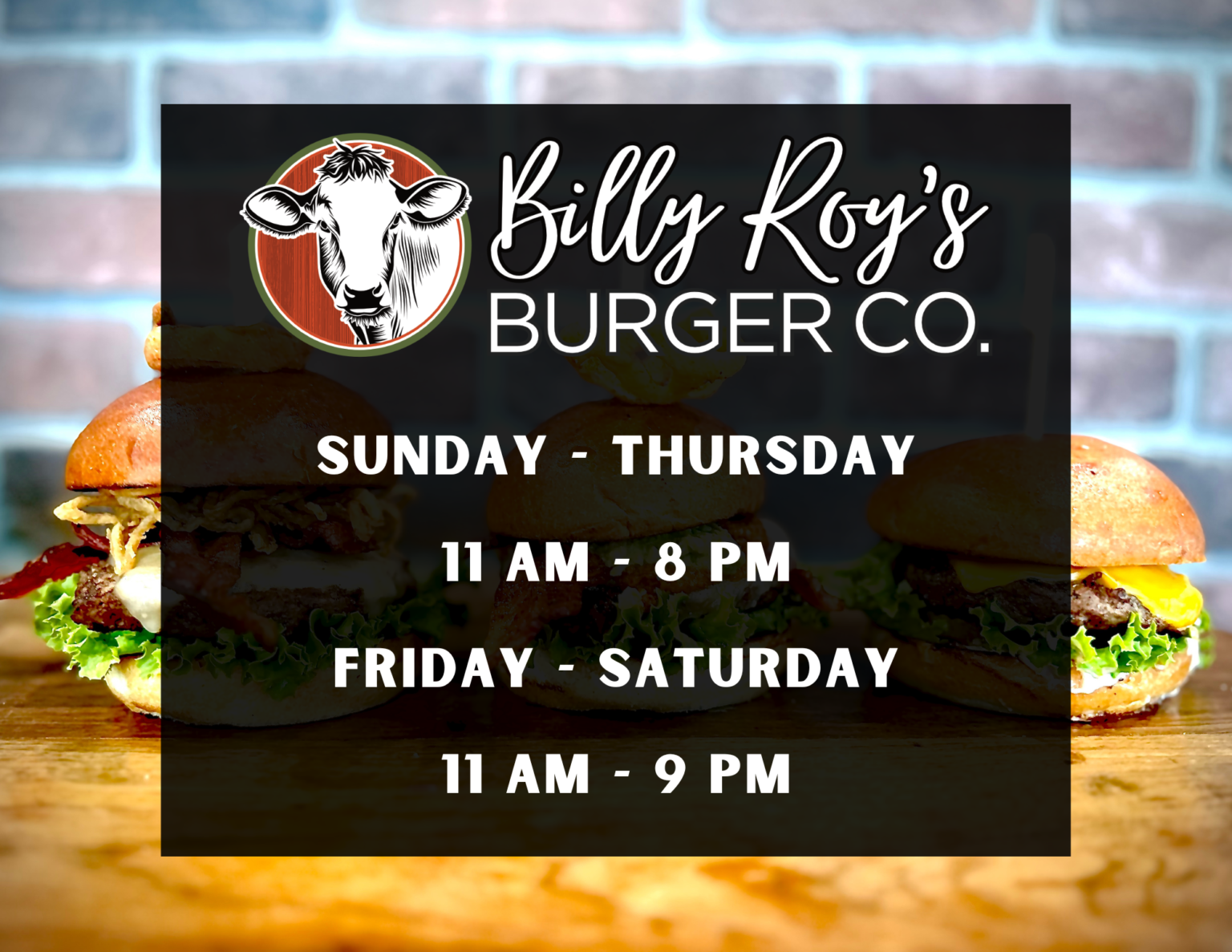 Billy Roy's Burger Co. - Fremont, California
